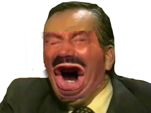 Sticker de FDPLevel1 sur rire risitas issou eussou bouche